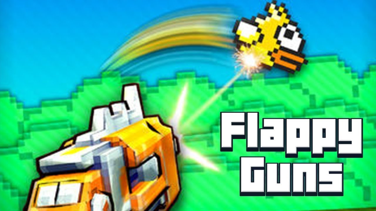 Sou o REI do FLAPPY BIRD - FLAPPY GUNS - YouTube