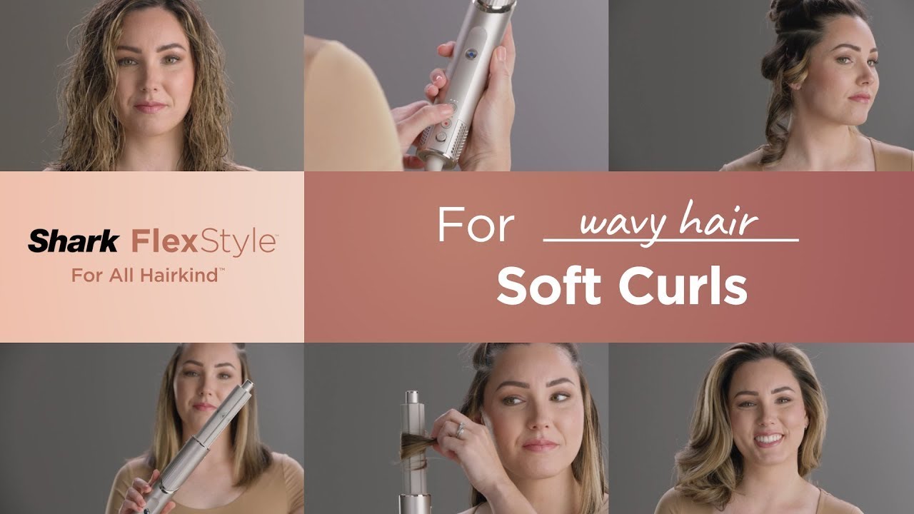Hair Styler | Soft Curls for Wavy Hair with the Shark FlexStyle™ 95 ...
