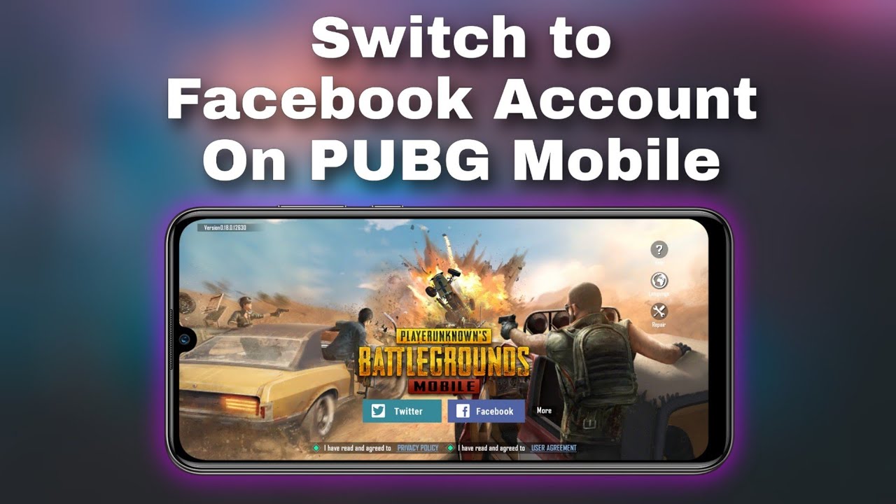 How To Logout From PUBG Mobile | How to Login with Facebook on PUBG ...