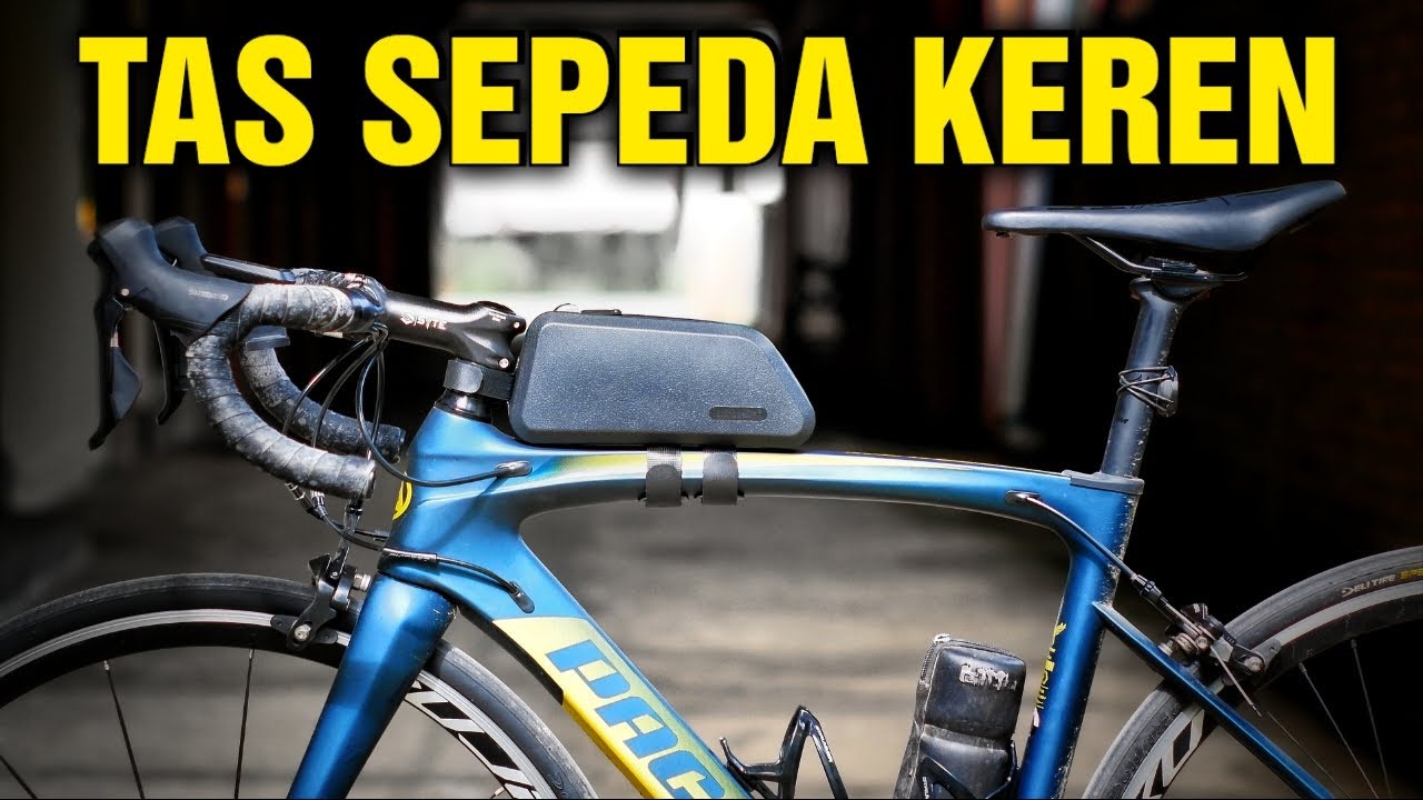 TAS SEPEDA AERO BISA MUAT BANYAK || tas top tube sepeda Rhinowalk K30 ...