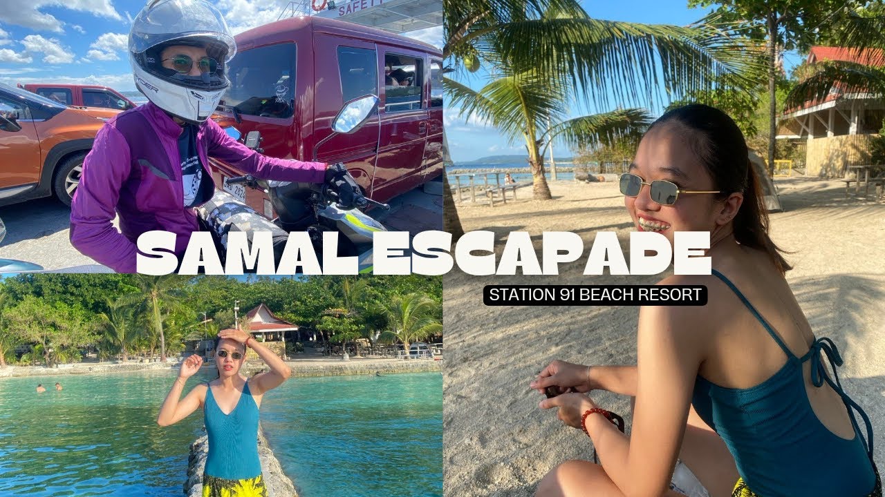 SAMAL ESCAPADE @Station 91 Beach Resort | Louiela May Vlog - YouTube