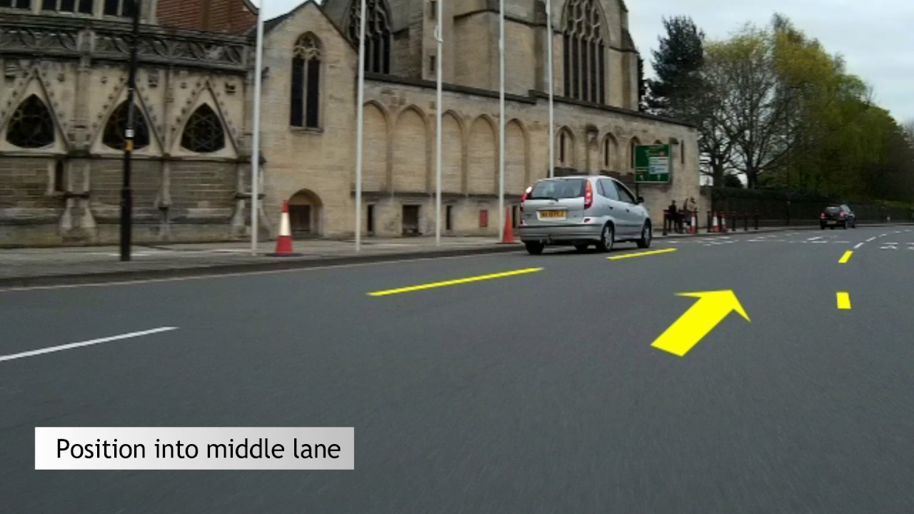 Rugby Gyratory - Warwick St (Right Lane) to Dunchurch Rd (Middle Lane ...