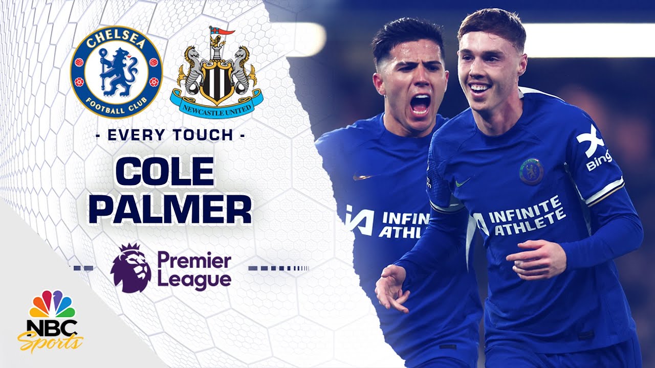 Every touch: Ice-cold Cole Palmer dazzles for Chelsea v. Newcastle ...