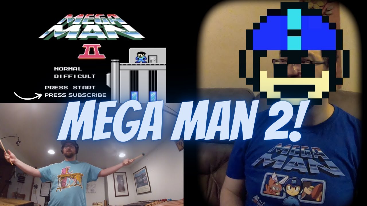 Mega Man 2 Intro Theme on marimba, vibraphone, bells, drumset, and ...