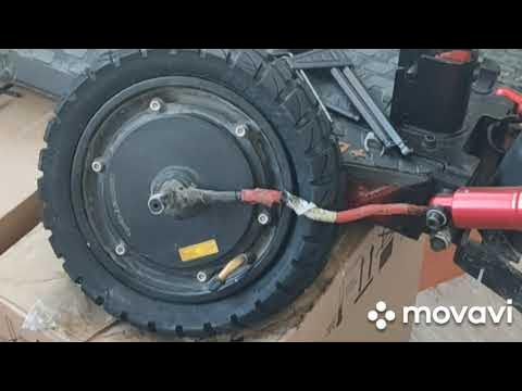 Замена покрышки.Куго м4 про +.Стандартная резина без камеры. Без ...