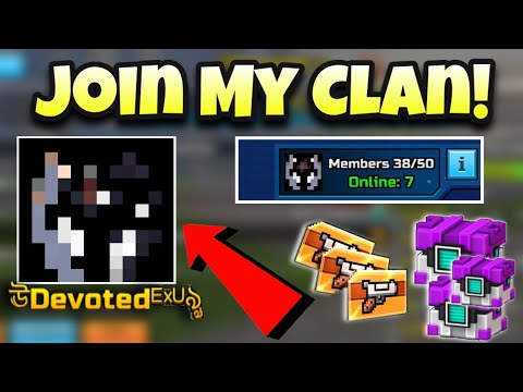 Join My TOP 100 Clan Devoted! | Pixel Gun 3D - YouTube
