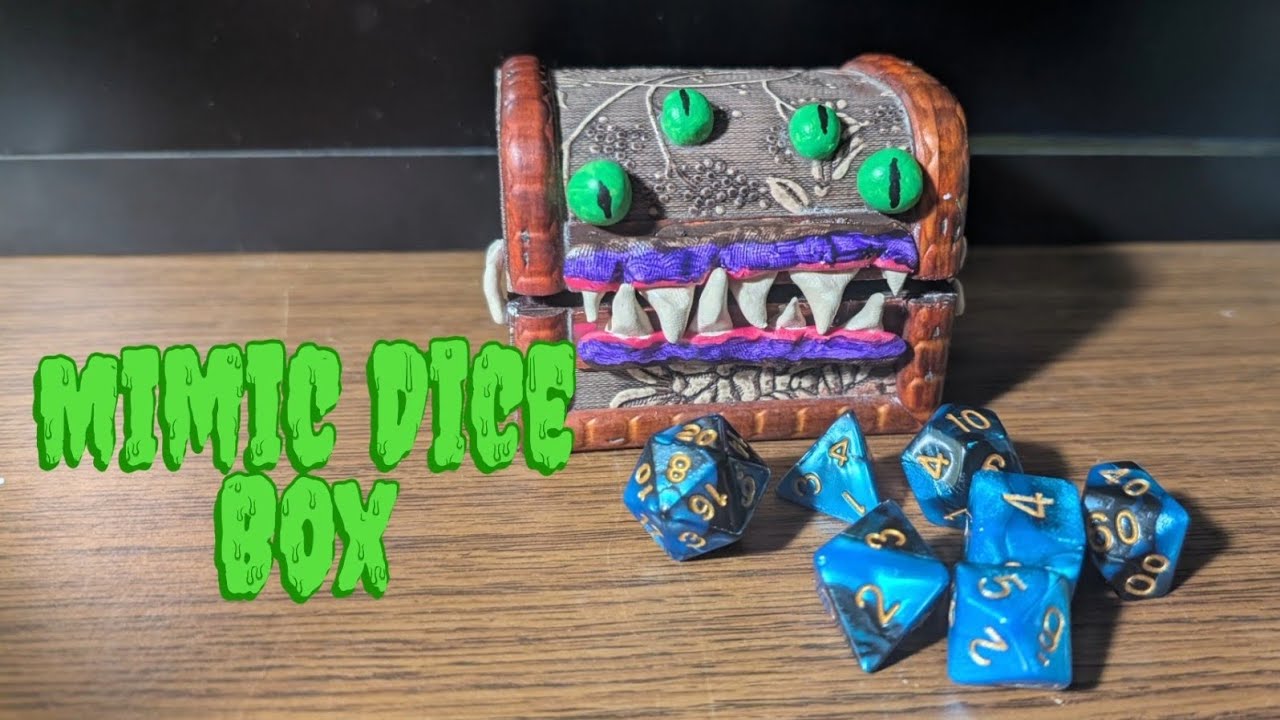 Making a Mimic Dice Box - YouTube