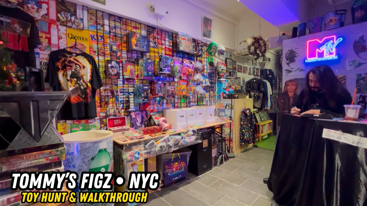 Vintage Toy Hunting UNDERGROUND in NYC at Tommy’s Figz! Full Store Tour ...