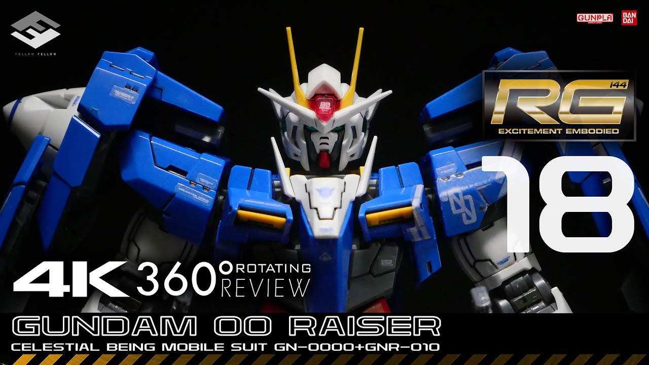 Real Grade 1/144 [RG18] : GN-0000+GNR-010 GUNDAM 00 RAISER [360 ...