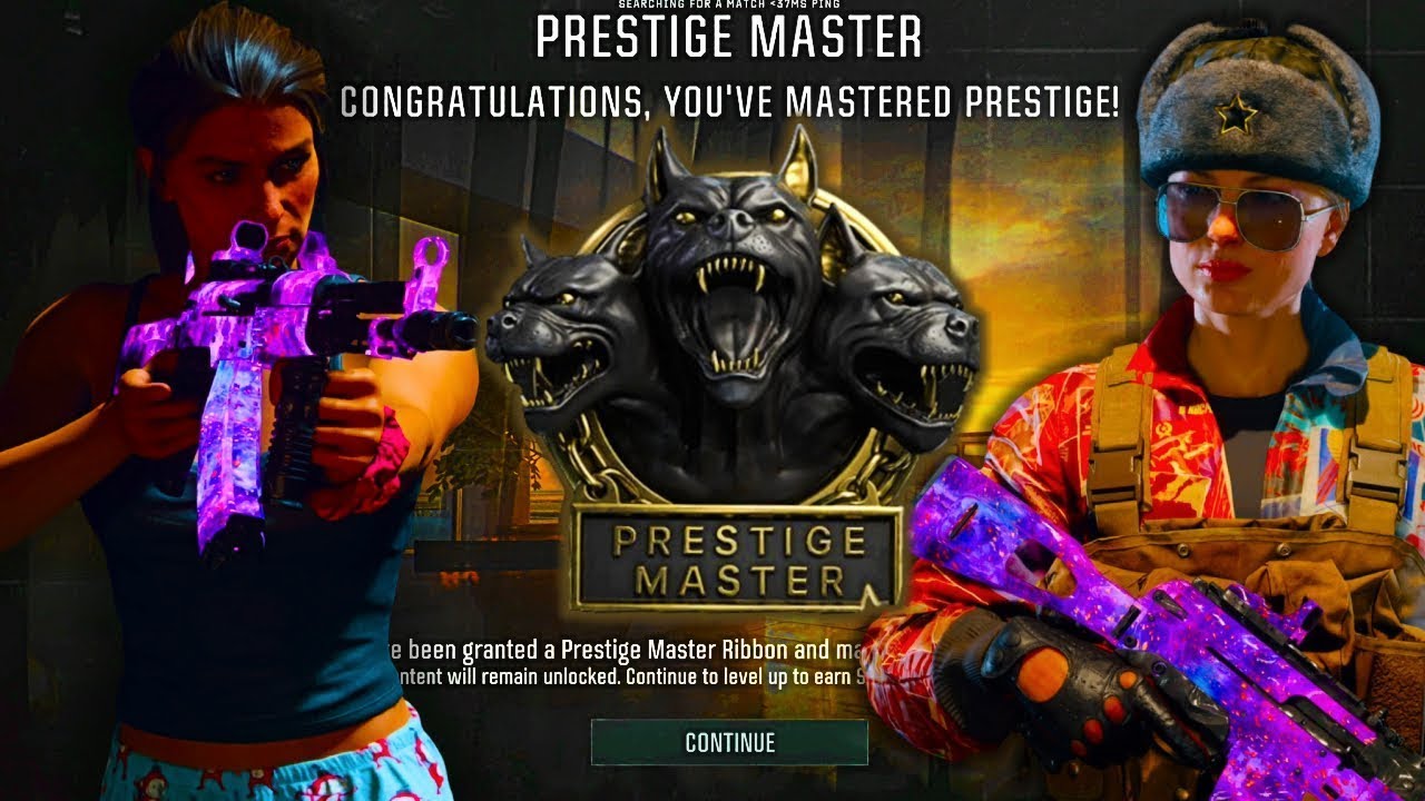 PRESTIGE MASTER BO6!🏆 PRIMEIRO Brasileiro Prestige Master!👑 MELHORES ...