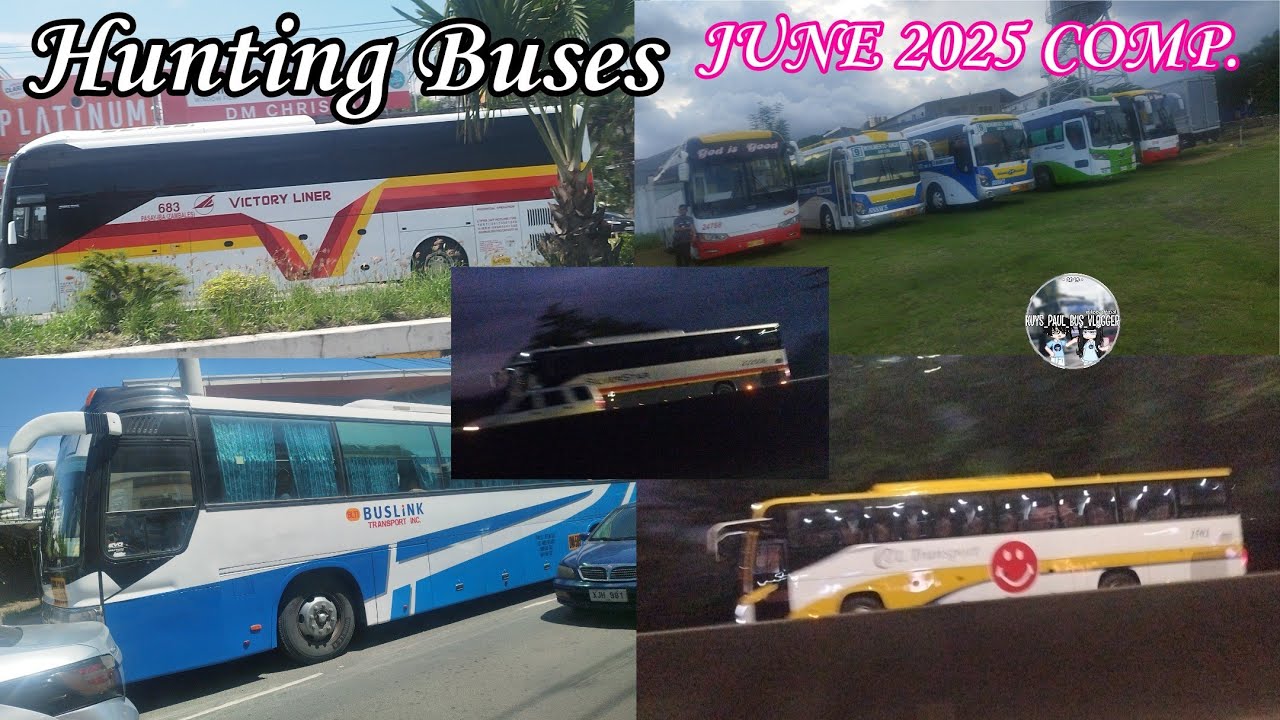 Bus Spotting/Hunting #241 || JUNE 2025 BUS SPOTTING COMPILATION - YouTube