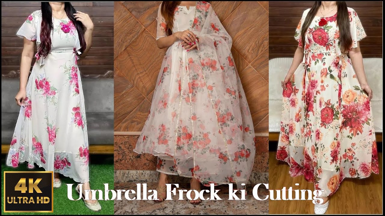 Umbrella Frock ki Cutting | Umbrella Frock Cutting # ...
