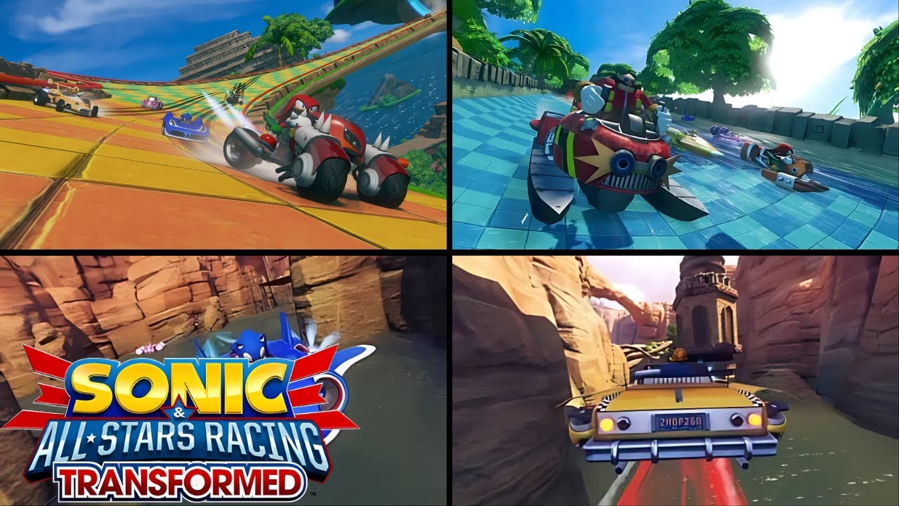 Sonic & All-Stars Racing Transformed (All Tracks) - YouTube