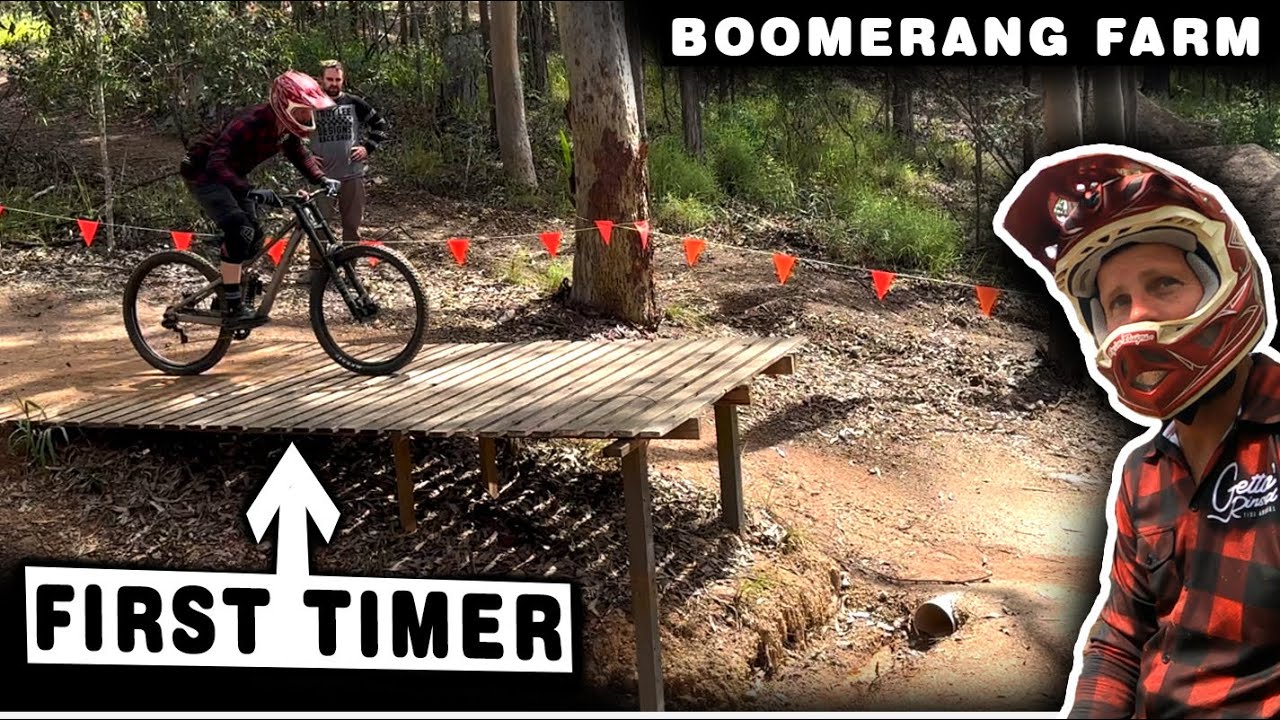 First time MTB'er... What could go wrong? | Boomerang Farm Bikepark ...