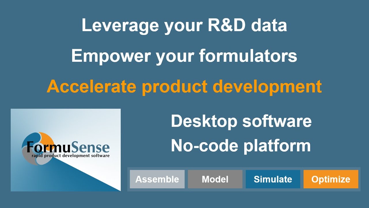 FormuSense - Product Development Software by ProSensus - YouTube