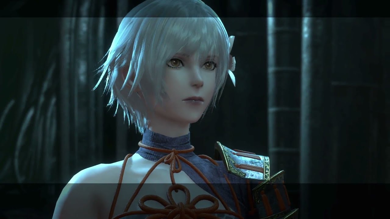 NieR:Replicant [Ending E], Kaine in samurai costume, English Voice ...