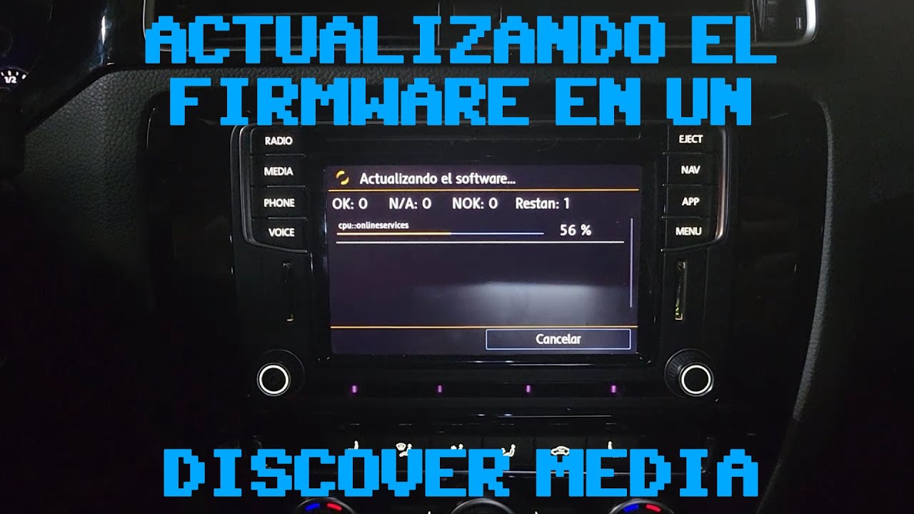 VW jetta / Vento Actualizando Firmware en un Discover Media - YouTube