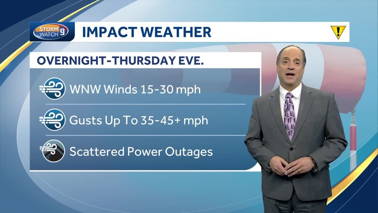 Video: Wind gusts to pick up overnight - YouTube