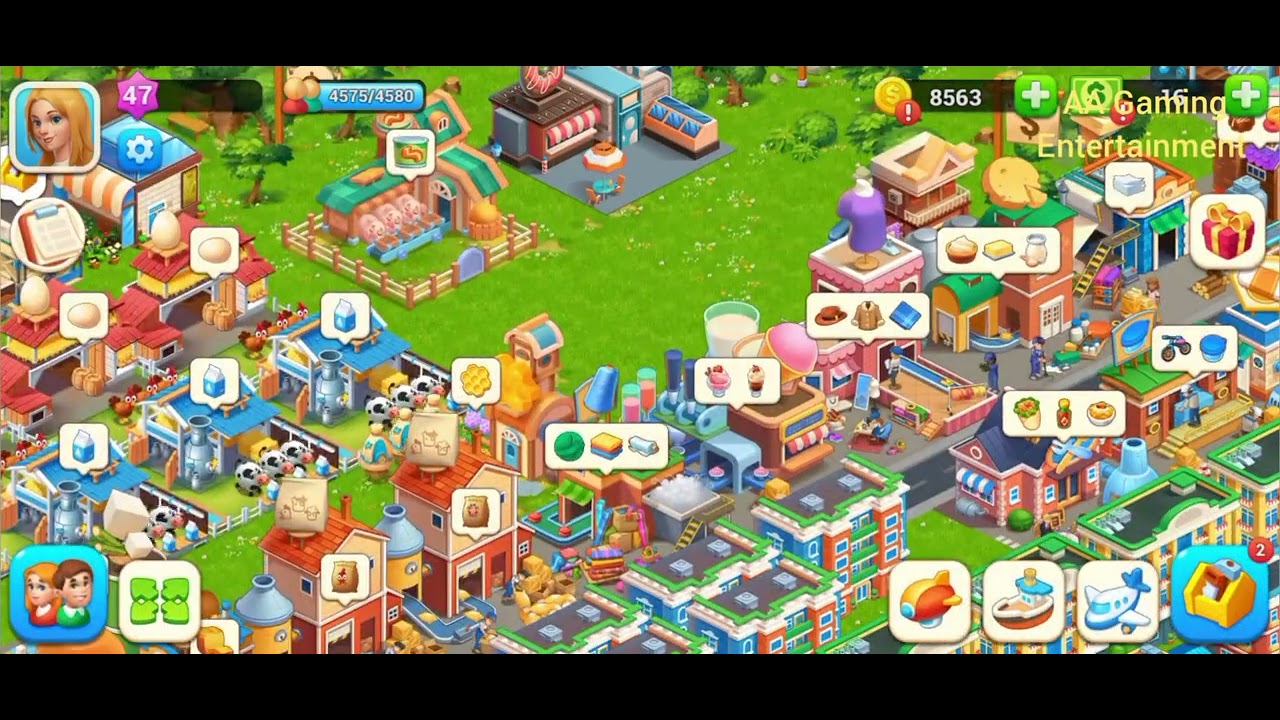 Collect Daily Rewards in Farm City 🏛️| AA Gaming Entertainment - YouTube