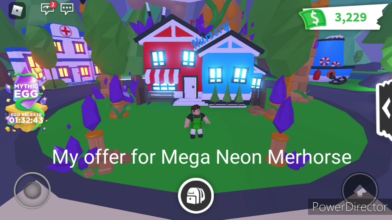 My offer for Mega Neon Merhorse (Adopt Me Mythic Egg Update) - YouTube