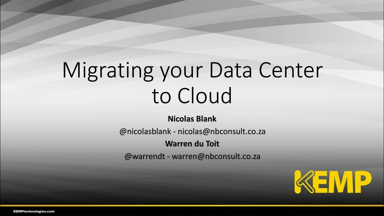 Migrating Your Data Center To Azure (How to: Lift and Shift) - YouTube