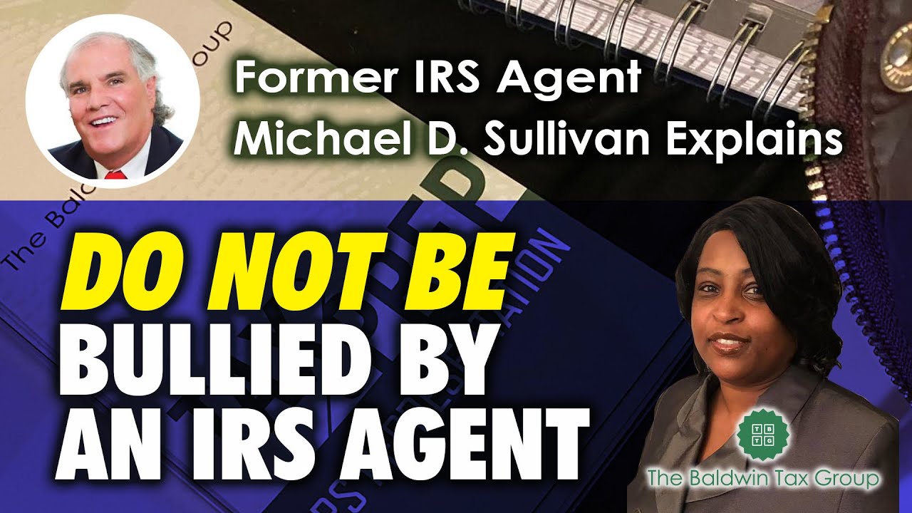 DO NOT BE BULLIED BY IRS AGENT - YouTube