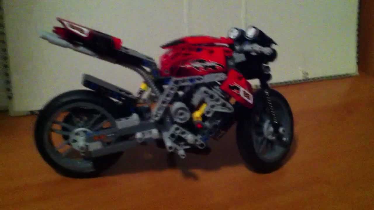 LEGO TECHNIC 8051 MOTOCICLETTA - YouTube