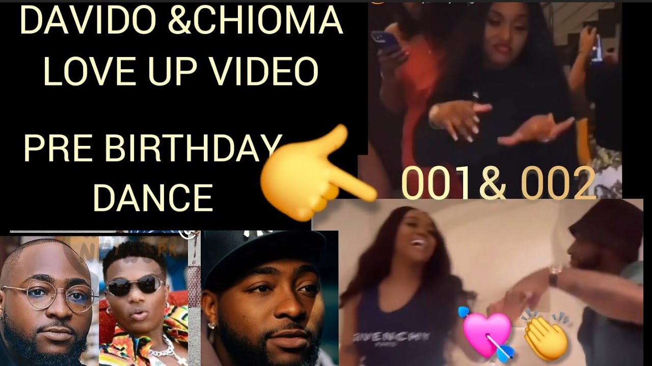 DAVIDO AND HIS WIFE #CHIOMA PRE BIRTHDAY LOVE UP DANCE AS #DAVIDO FIRE ...