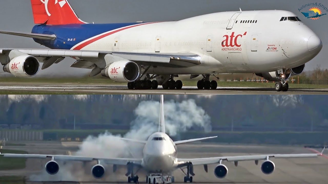 21 BIG PLANES landings and take-offs at LIEGE Airport - Planespotting ...