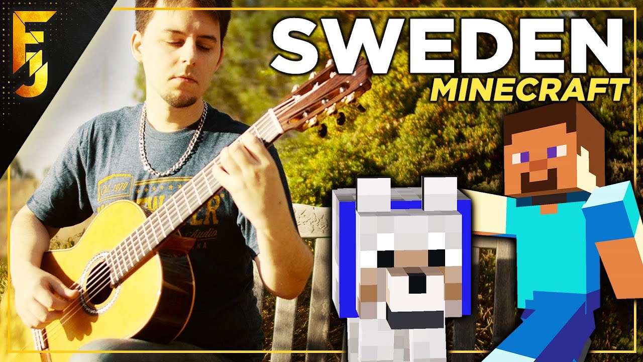 Minecraft - "Sweden" | Acoustic Cover by FamilyJules - YouTube