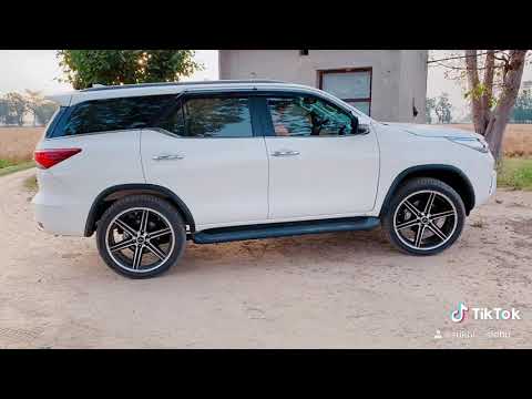 Fortuner modified top model 22 inchi alloy wheel - YouTube