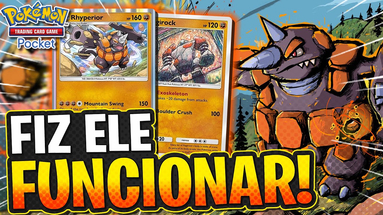 🦏RHYPERIOR FUNCIONA NESSE META ATUAL! | POKÉMON TCG POCKET | GAMEPLAY ...