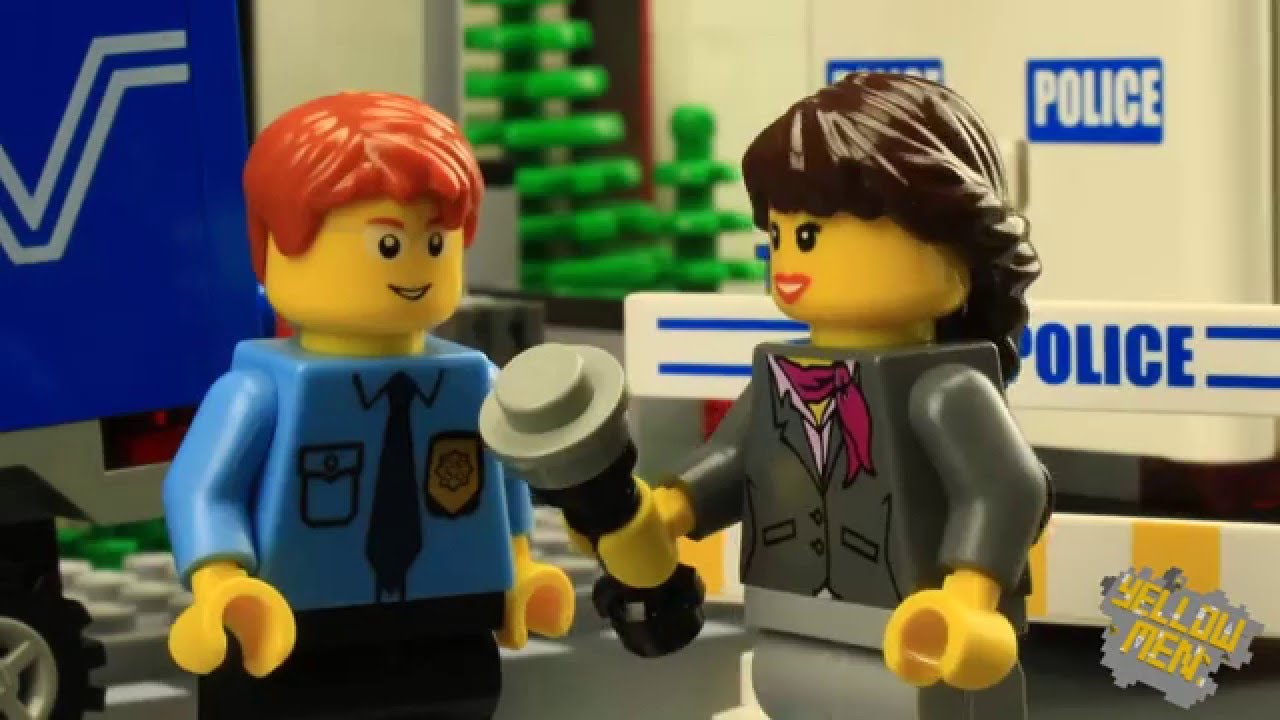 Lego Bank Robbery - Yellow Men - YouTube