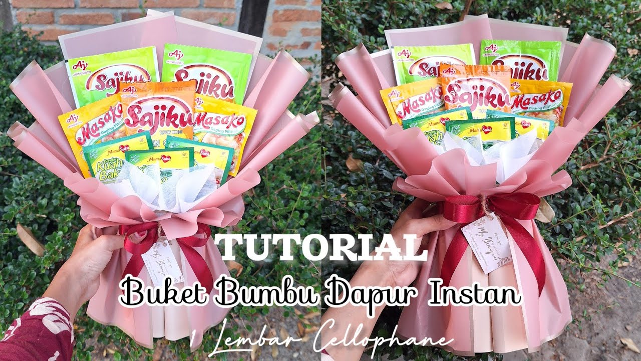 Buket Bumbu Dapur Instan Aesthetic Cuma 1 Lembar Cellophane # ...