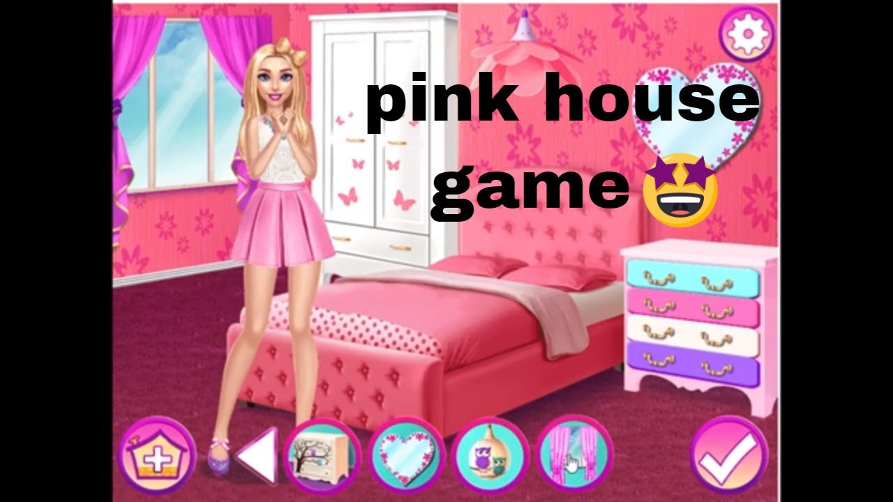 Game for Girls to play now (Interior home decoration Bonnie Pink House ...