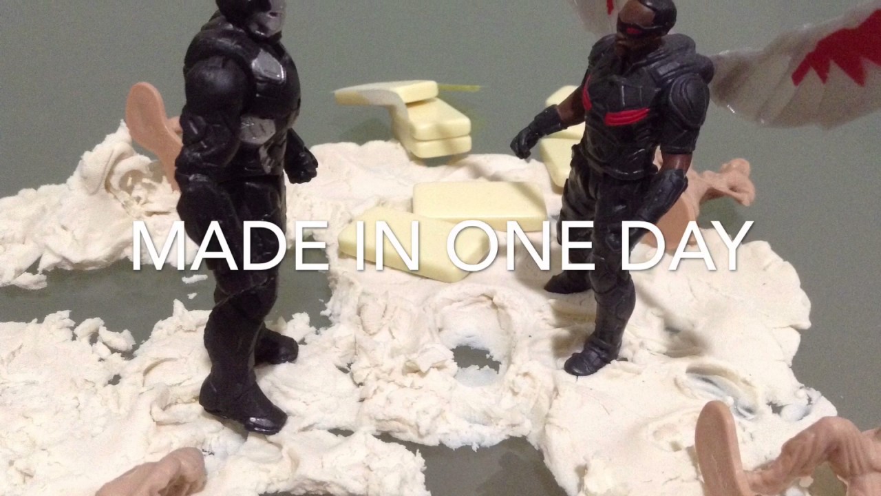 War Machine vs Falcon Stopmotion Short - YouTube