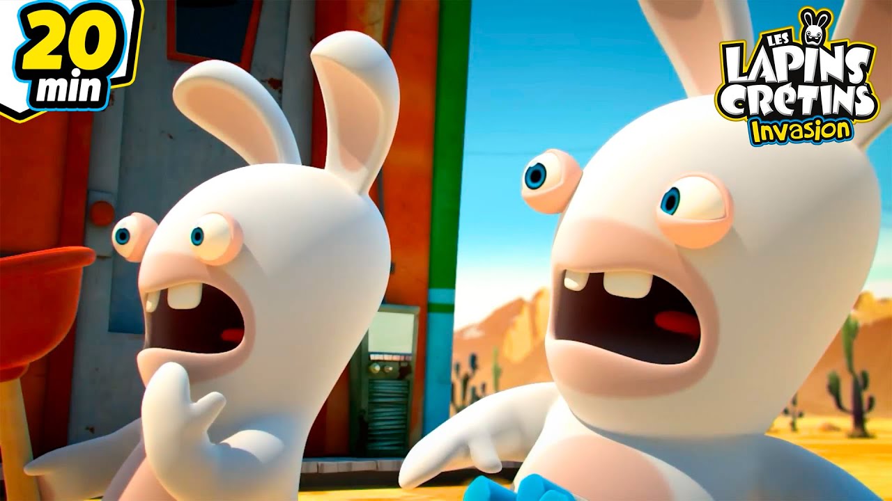 Panique Crétine ! | Les Lapins Crétins Invasion🐰 | Nouvelle compilation ...