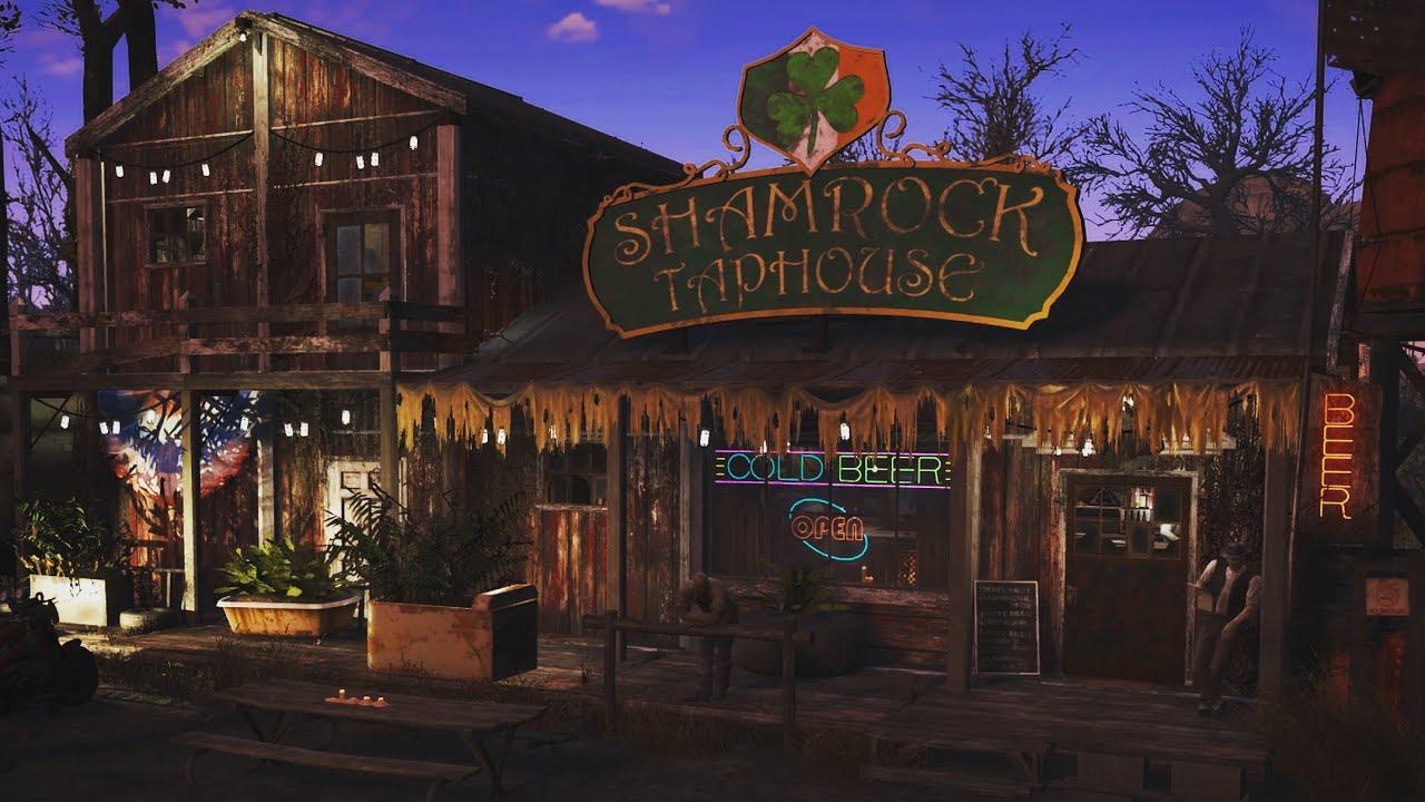 Fallout 4 | The Shamrock Taphouse, at County Crossing (PS4) - YouTube