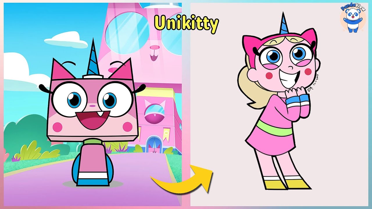 Unikitty Characters If They Were Humans 2022 - YouTube