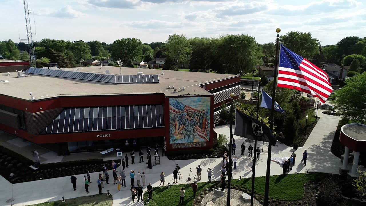 "To Serve and Protect" Police Department Mural - YouTube