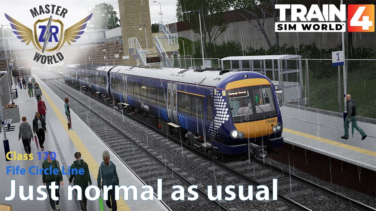 1L38: Dundee - Edinburgh Waverly | Fife Circle Line | Class 170 | Train ...