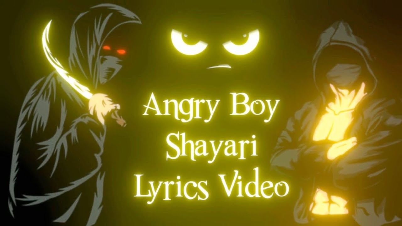 Angry_Boy_Shayari_Lyrics_Video. || Nishant Oraon || - YouTube