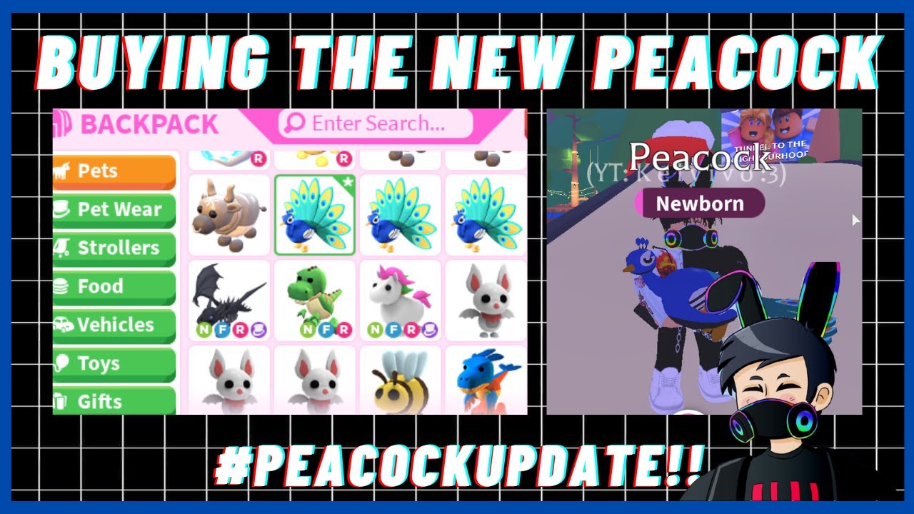 I Got The *NEW* PEACOCK PET!! Roblox Adopt Me!! LETS MAKE A *NEON ...