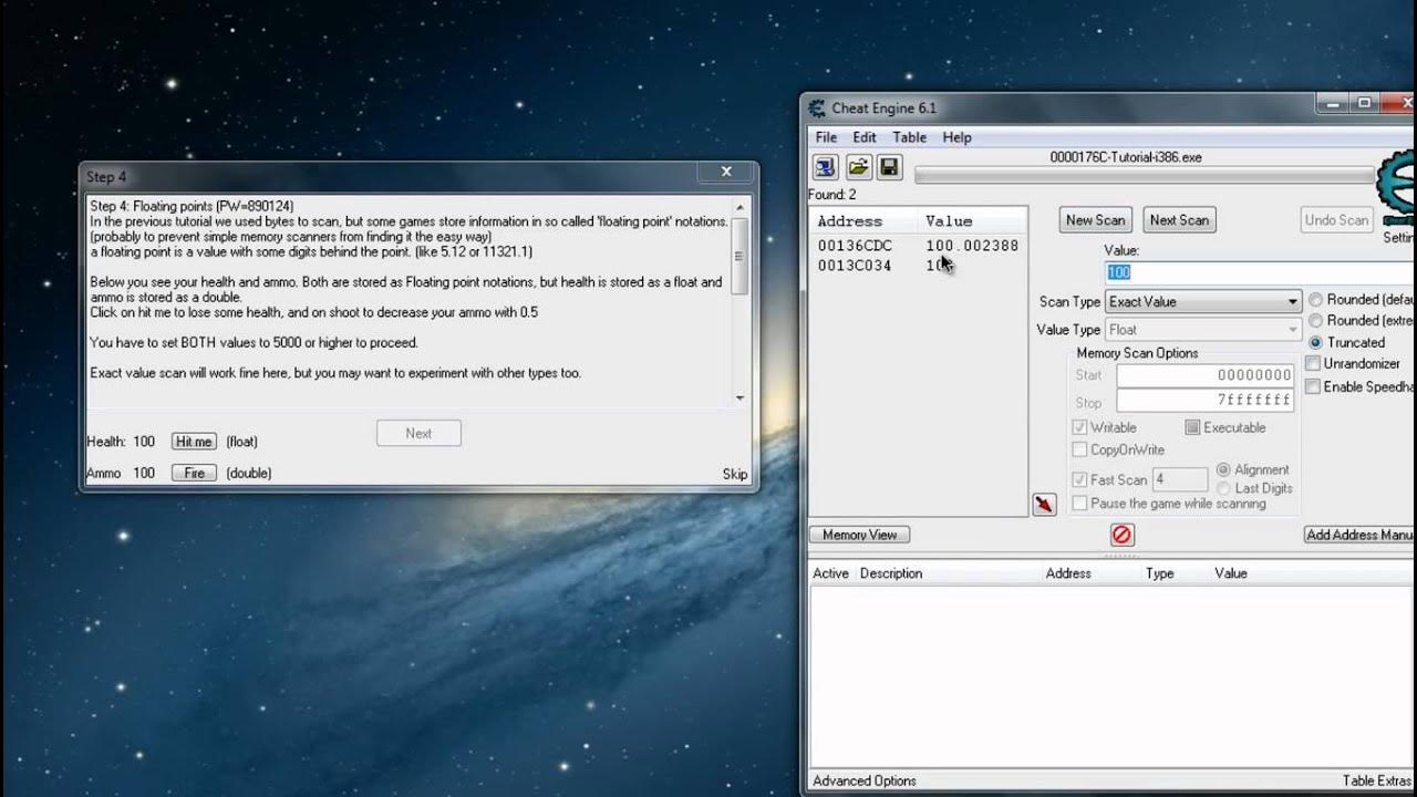 Cheat Engine 6.0/6.1 Tutorials - Floating Points.mov - YouTube