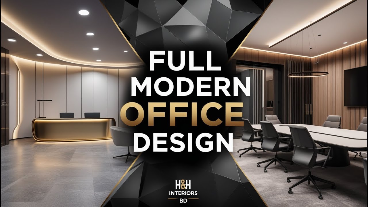 Full Modern Office Interior Design | Complete Office 3D Walkthrough by ...