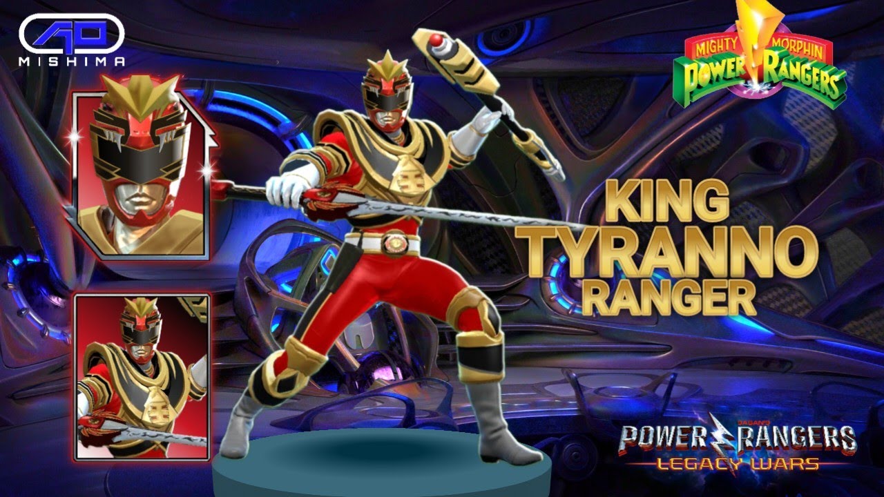 King Tyranno Ranger with Character Card - YouTube
