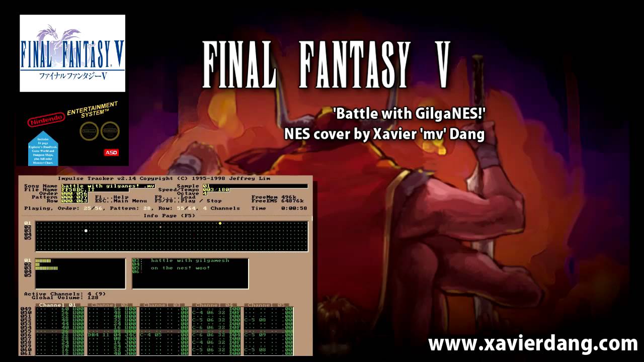 Final Fantasy V - Battle with GilgaNES! (Gilgamesh/Clash on the Big ...