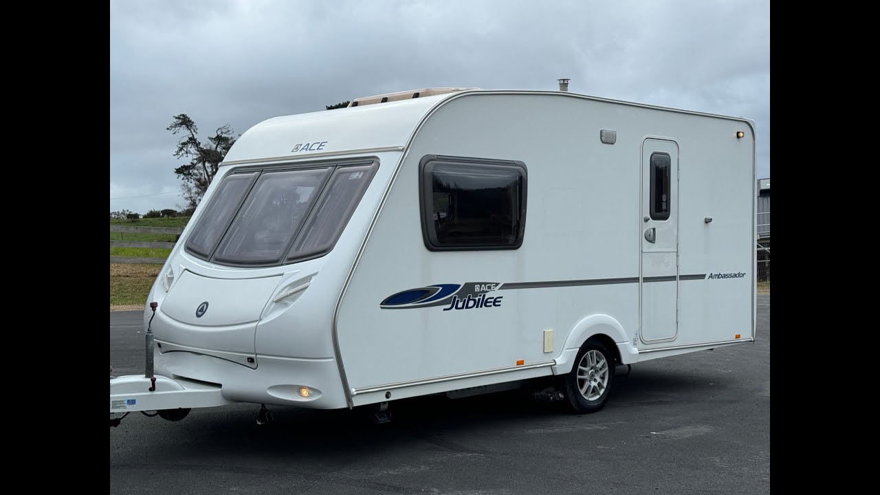 2008 ACE Jubilee Ambassador caravan tour for sale - YouTube