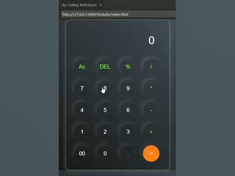 How to Create Your Own Custom Calculator The Ultimate Guide to HTML, CSS, and JavaScript! - YouTube