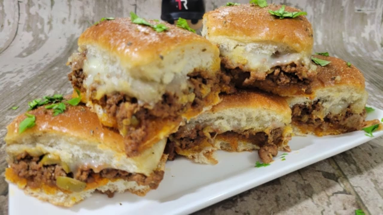 Picadillo de Carne Sliders!! - YouTube